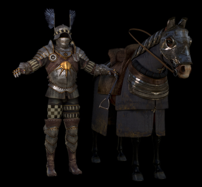 Nilfgaard Knight Shading For The Witcher 3 Wild Hunt ”the Trail