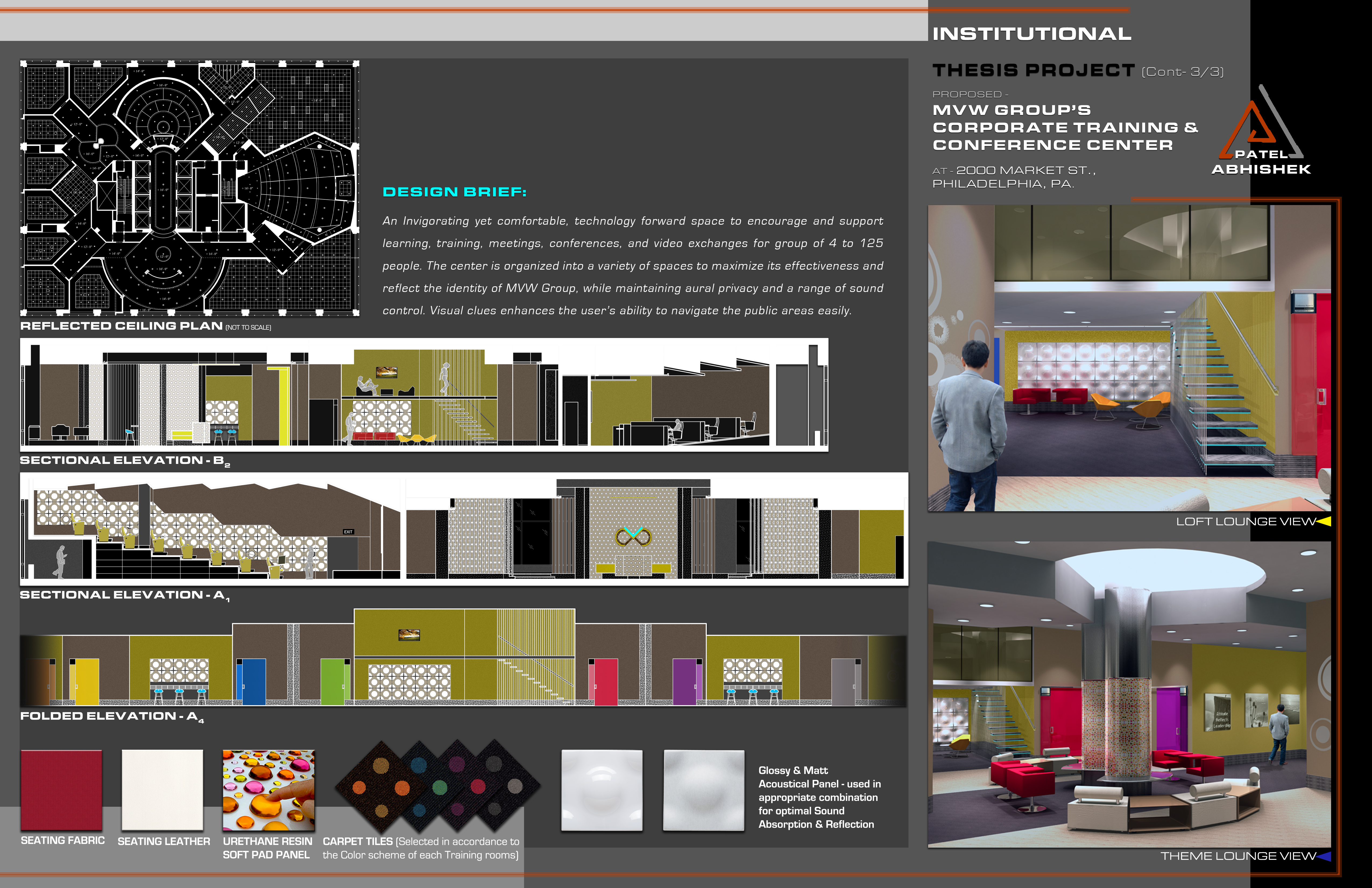 Interior Architecture Design Portfolio Sample By Abhishek Patel CID 