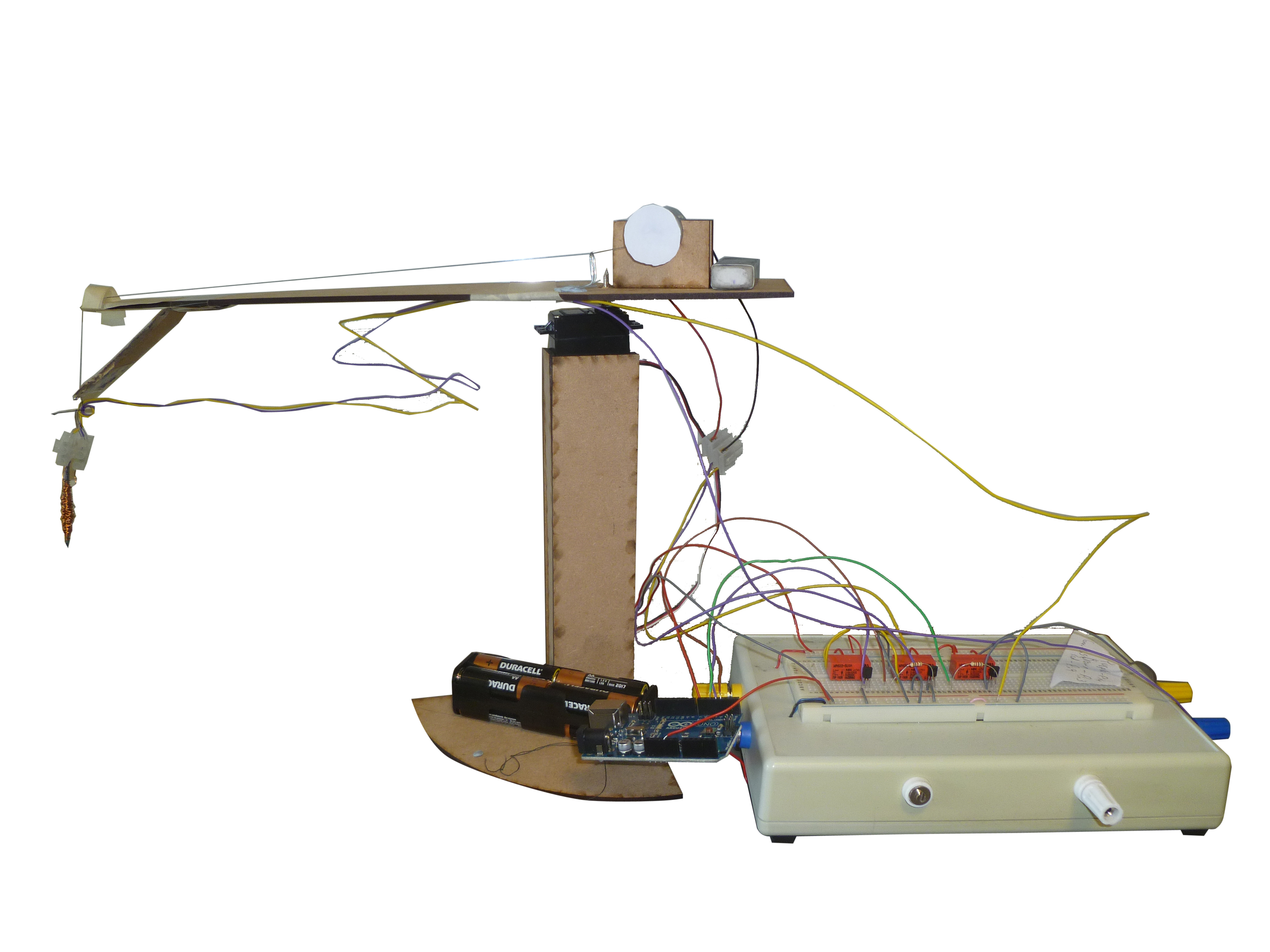 Arduino Controlled Crane By James Rowe At