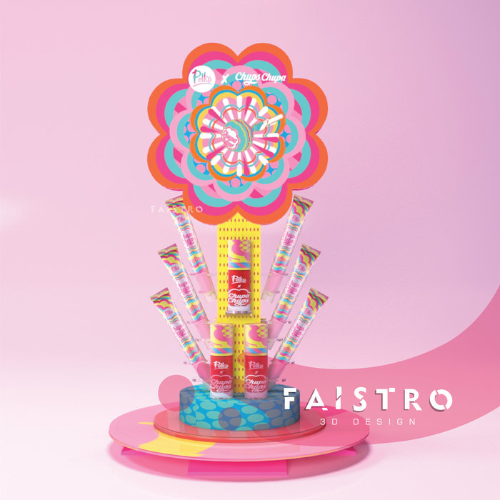 3D Design for Special Display Polka Cosmetics x Chupa chups by Achmad ...