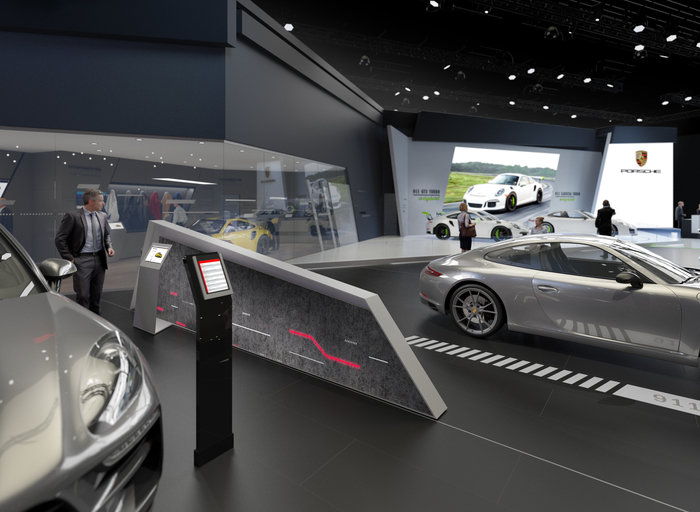 PORSCHE: AUTO SHOW PROPOSAL by Jeffrey DeLange at Coroflot.com