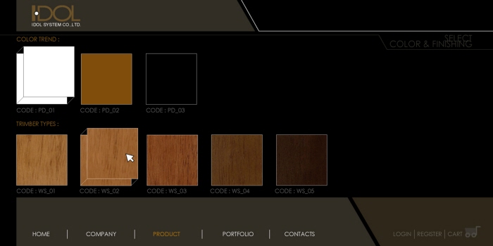 IDOL Web Design by i.symbol studio at Coroflot.com