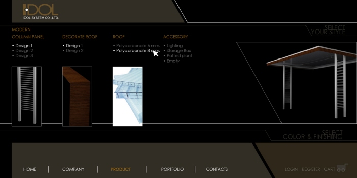 IDOL Web Design by i.symbol studio at Coroflot.com