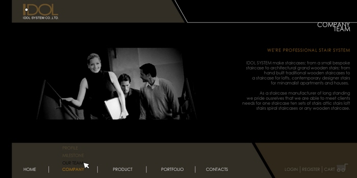 IDOL Web Design by i.symbol studio at Coroflot.com