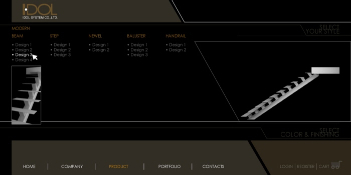 IDOL Web Design by i.symbol studio at Coroflot.com