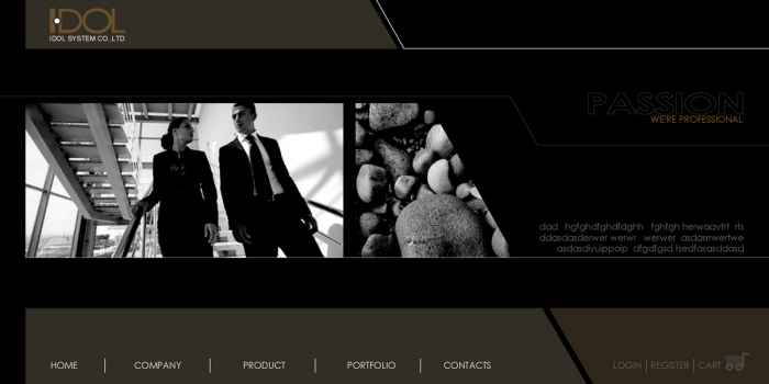 IDOL Web Design by i.symbol studio at Coroflot.com