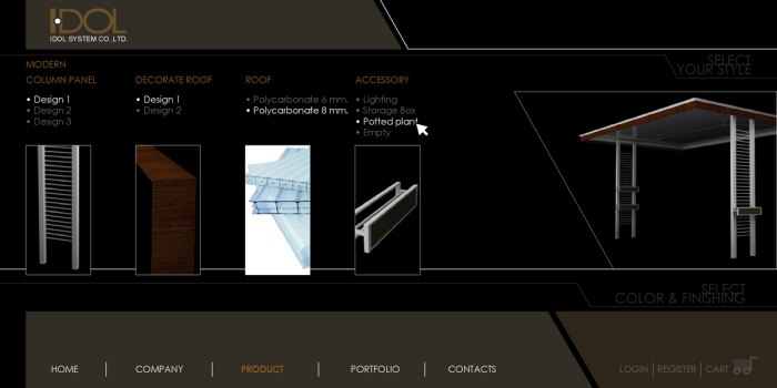 IDOL Web Design by i.symbol studio at Coroflot.com