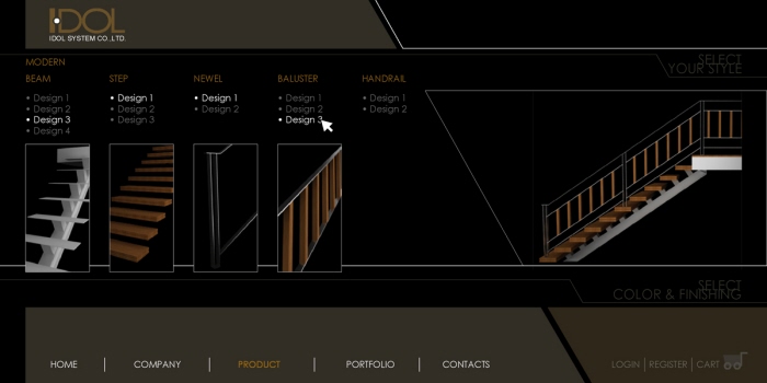 IDOL Web Design by i.symbol studio at Coroflot.com