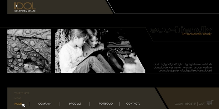 IDOL Web Design by i.symbol studio at Coroflot.com