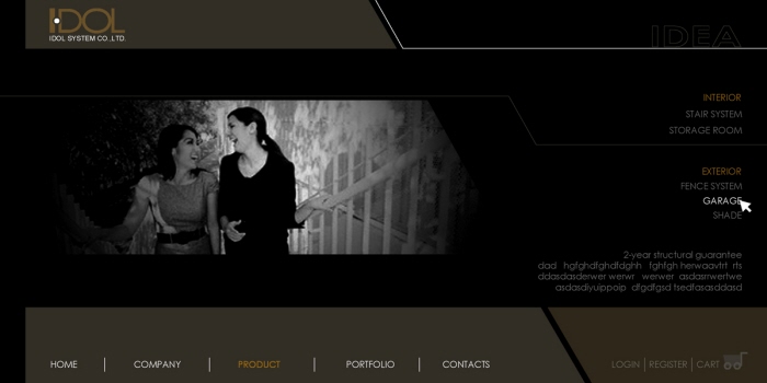 IDOL Web Design by i.symbol studio at Coroflot.com