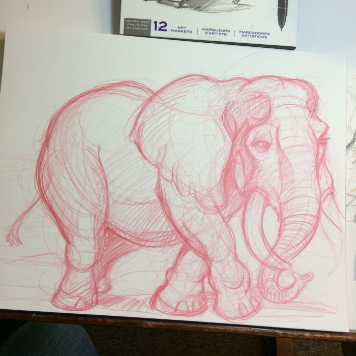 Gesture drawings and figure observation by Mike Clarida at Coroflot.com