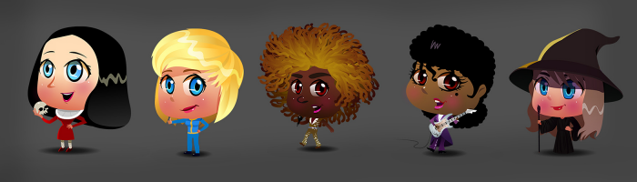 Chibi Characters by Pritesh Rane at Coroflot.com