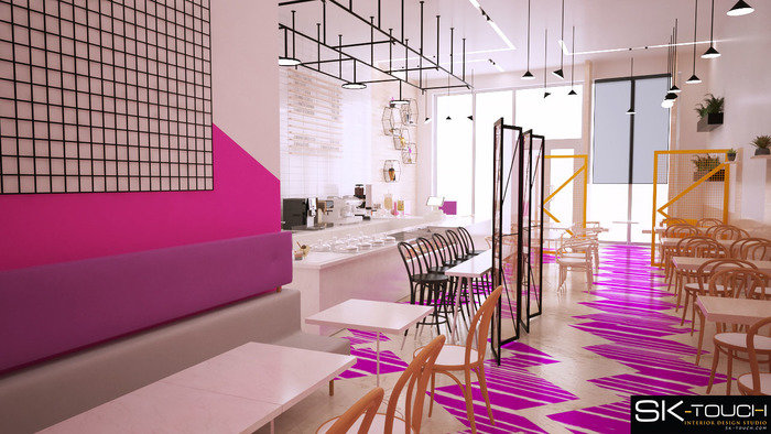 Gelato Shop Interior Design by Sara Khairallah at Coroflot.com