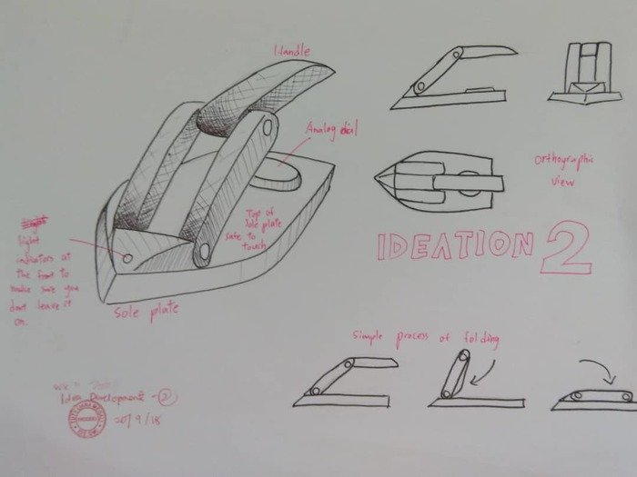 Travel Iron Design Project Sketches by Isaac Poy at Coroflot.com