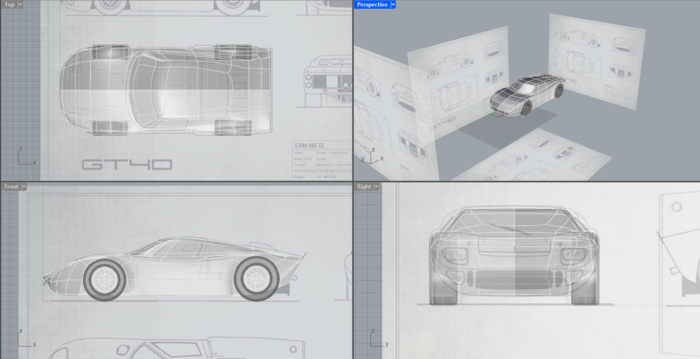 Ford GT67 (GT40 Homage) by Isaac Poy at Coroflot.com
