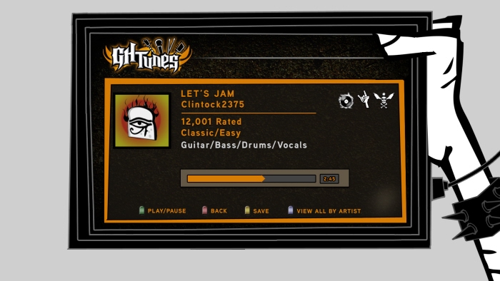 Guitar Hero World Tour Screens and Conepts by Pam Detrich at Coroflot.com