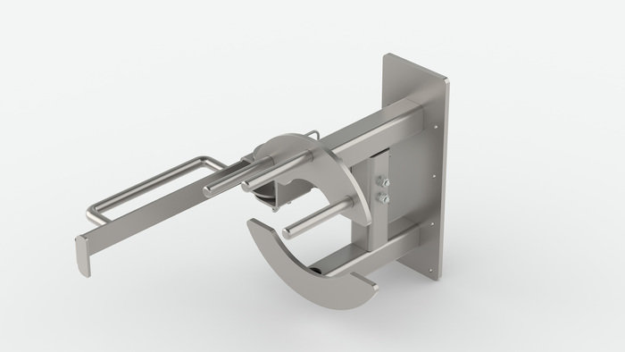 Custom end effector for ergonomic lifter by Andrew Lawrence at Coroflot.com