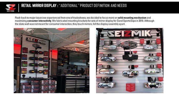 Retail Mirror Display Kit by jihoon kim at Coroflot.com