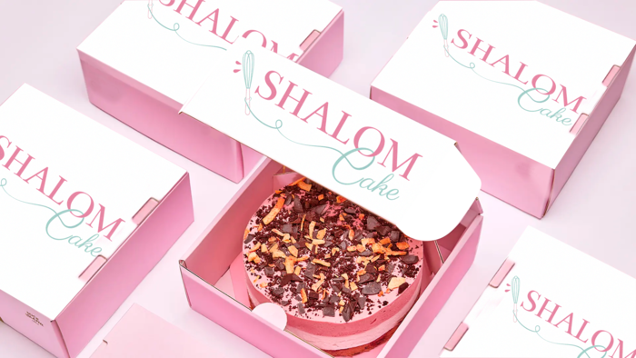 Logo Shalom Cake by Chat Menu at Coroflot.com