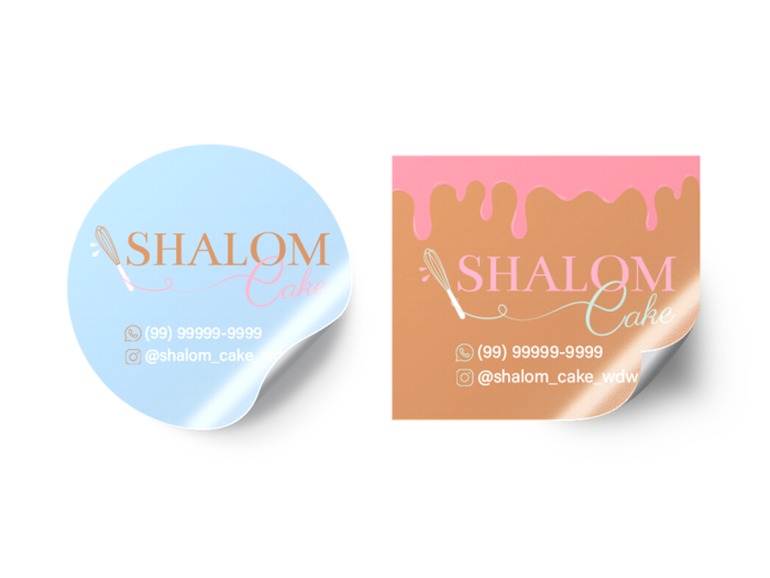 Logo Shalom Cake by Chat Menu at Coroflot.com