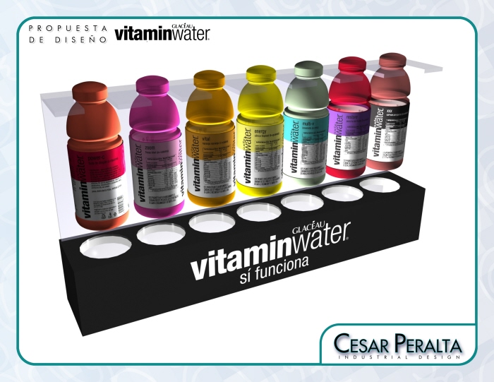 An upload by Cesar Peralta on Coroflot: to the project POP - VITAMIN WATER