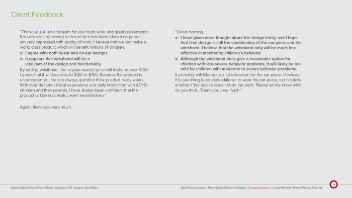 Attention Device by Allen Wilson at Coroflot.com