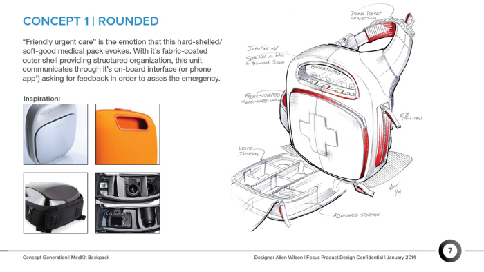 MedKit Smart Backpack by Allen Wilson at Coroflot.com