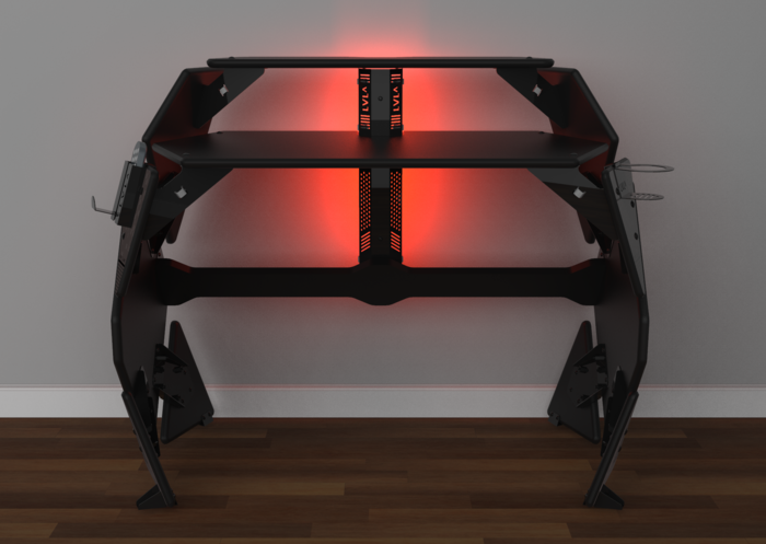 Cache Pod Gaming Desk by Ryan Paxson at Coroflot.com
