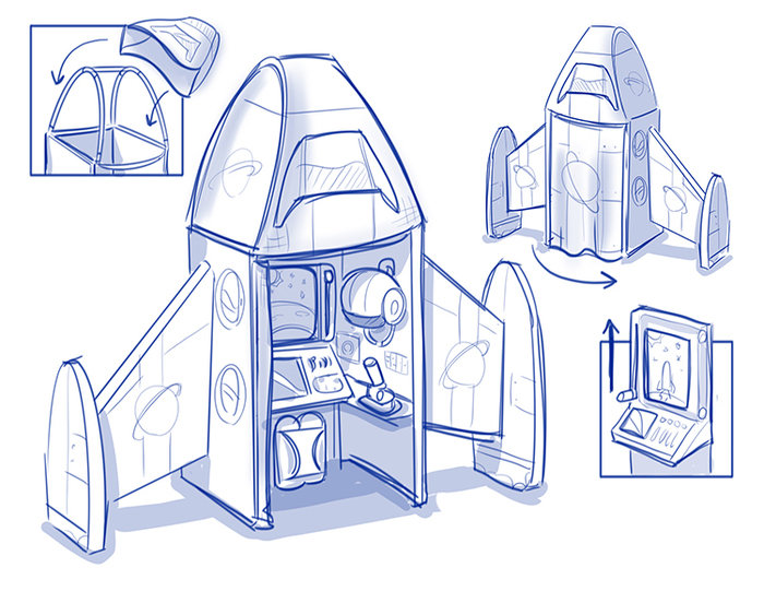 Sketching and Hand Rendering by Ryan Paxson at Coroflot.com