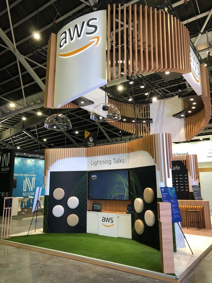 AWS Booth @ Fintech 2019 by Caesar Raymund Chiu at Coroflot.com