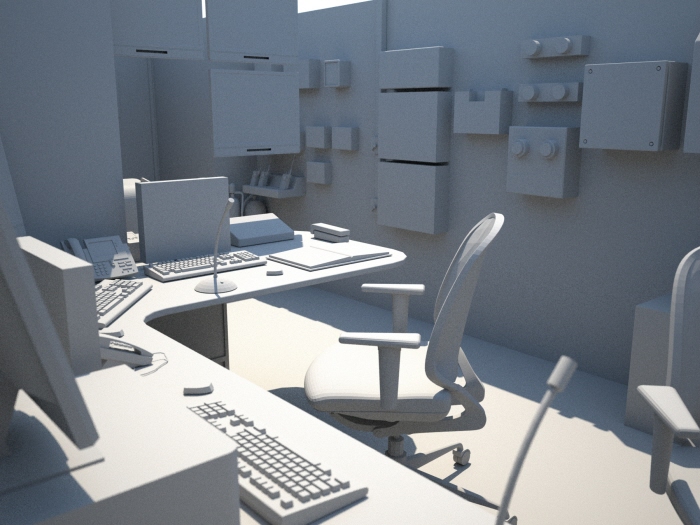 Finsbury Park Control Room Layout by Paul Alexander Brown at Coroflot.com