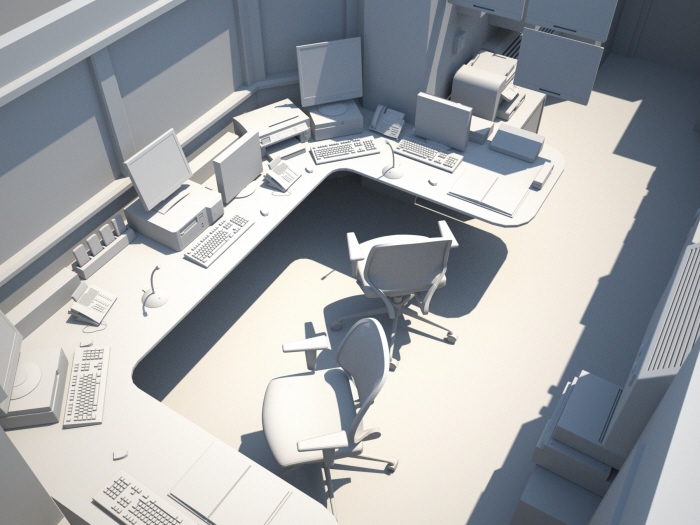 Finsbury Park Control Room Layout by Paul Alexander Brown at Coroflot.com