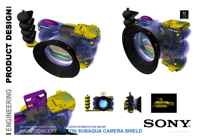 Sony Underwater Camera Casing by Paul Alexander Brown at Coroflot.com