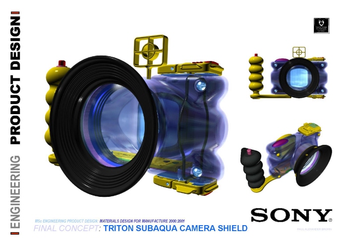 Sony Underwater Camera Casing by Paul Alexander Brown at Coroflot.com