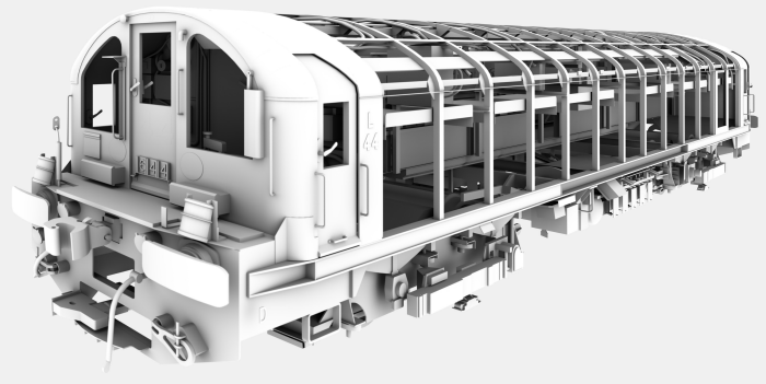 3D Model: BSBS Battery Loco by Paul Alexander Brown at Coroflot.com