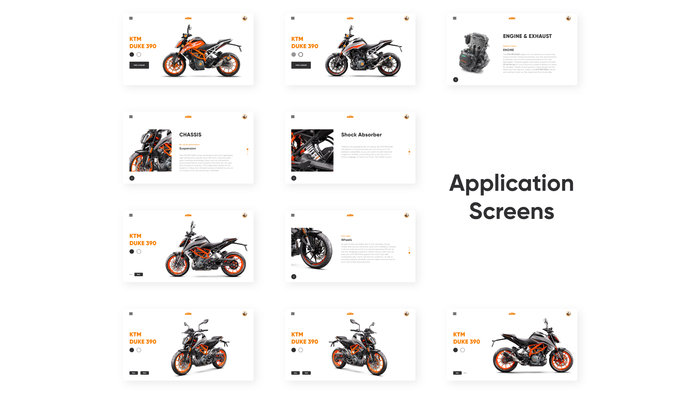 An upload by Sviatoslav Kushnir on Coroflot: to the project KTM ...