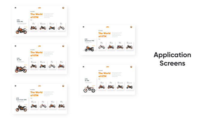 An upload by Sviatoslav Kushnir on Coroflot: to the project KTM ...