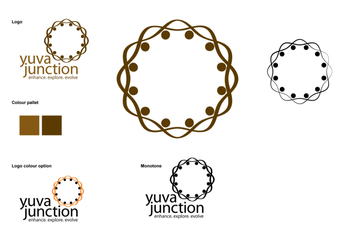 yuva junction logo by Sudhir Kuduchkar at Coroflot.com