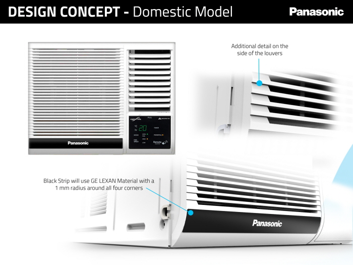 Panasonic - Window AC - in production by Nicole Varona at Coroflot.com