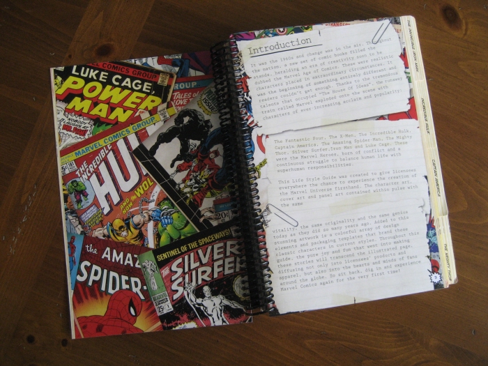 Marvel Comics Style Guide - Marvel by Julie Santomero at Coroflot.com
