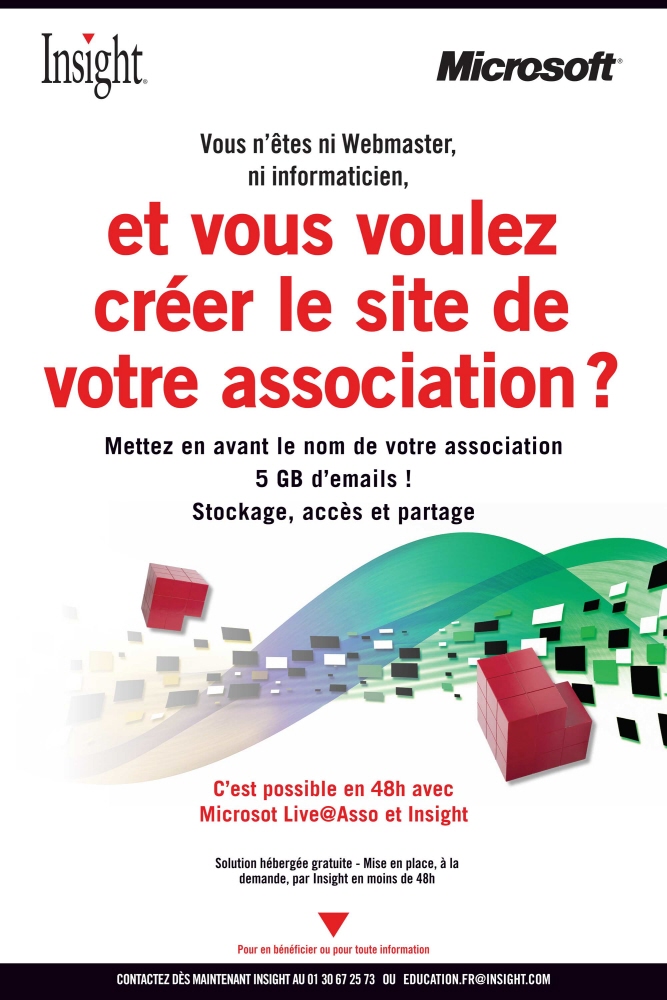 Microsoft & Insight Poster Design by Darwin Sardez at Coroflot.com