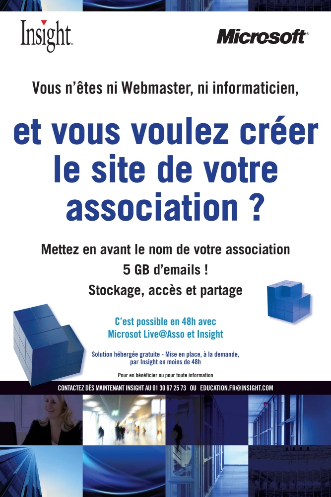 Microsoft & Insight Poster Design by Darwin Sardez at Coroflot.com