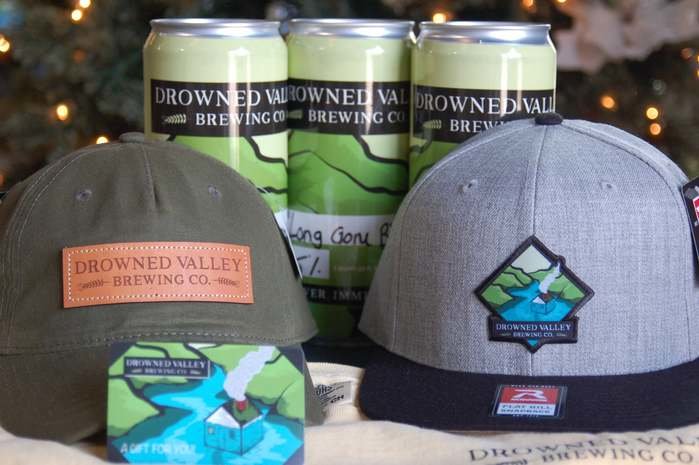 Drowned Valley Brewing Co. Logo by Mari Wood at Coroflot.com