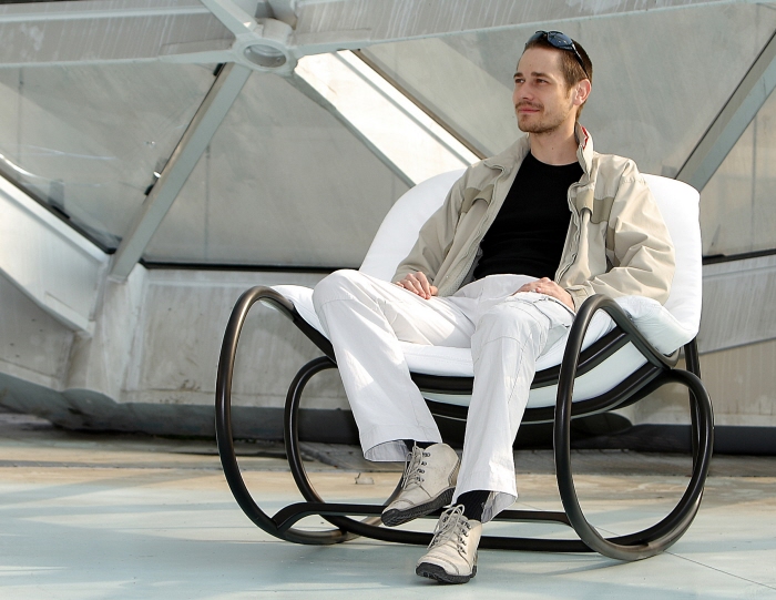 Wave - rocking chair for TON by Michal Riabic at Coroflot.com