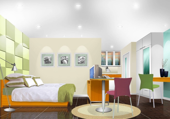 2D Interior and Exterior Illustrate by THAPANA KUSIRIVATANANUKUL at ...