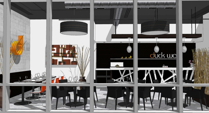 Interior Design_restaurant_Duck walk project by THAPANA ...