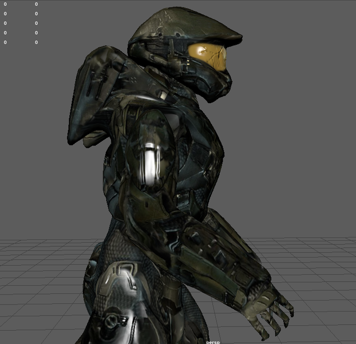 3D Model of Master Chief by Asad Ranavaya at Coroflot.com