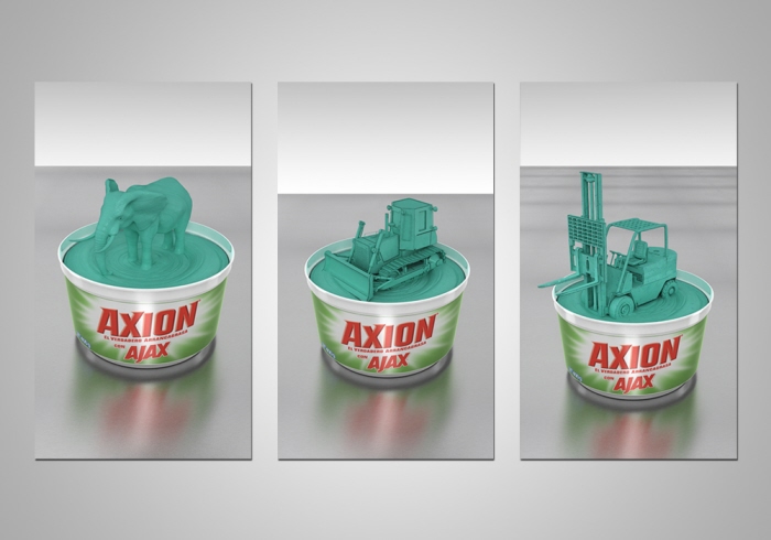 Axion with Ajax. Colgate Personal Care. by Mauricio Aragon at Coroflot.com