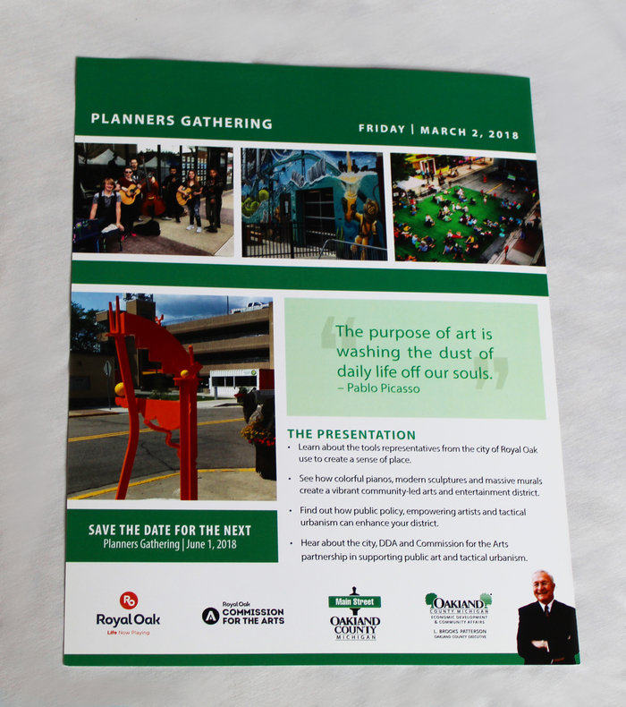 Planners Gathering Art & The City Event Flyer by Alette Gravelle at ...