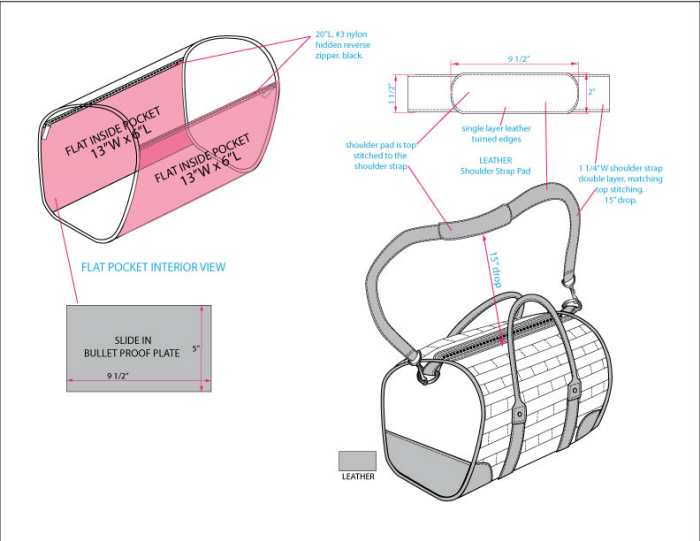 Men's Bag Design by Jessica Tong-Ahn at Coroflot.com